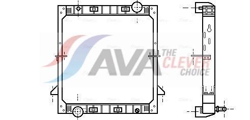 Radiateur moteur AVA Deutschland GmbH IV2059 au meilleur prix - Oscaro
