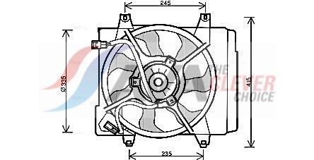 Ventilateur de refroidissement du moteur AVA Deutschland GmbH KA7519 au ...