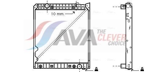 Radiateur moteur AVA Deutschland GmbH ME2162 au meilleur prix - Oscaro