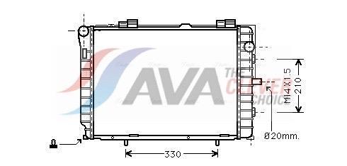 Radiateur moteur AVA Deutschland GmbH MS2229 au meilleur prix - Oscaro