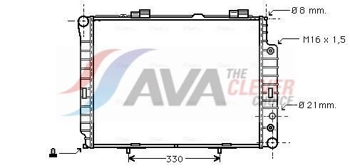 Radiateur moteur AVA Deutschland GmbH MSA2214 au meilleur prix - Oscaro