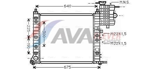 Radiateur moteur AVA Deutschland GmbH MSA2243 au meilleur prix - Oscaro