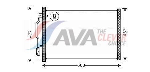 Condenseur, climatisation AVA Deutschland GmbH MSA5605 au meilleur prix ...