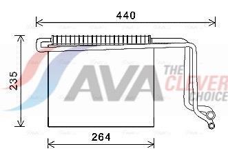 Evaporateur climatisation AVA Deutschland GmbH MSV563 au meilleur prix ...