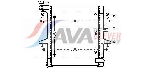 Radiateur moteur AVA Deutschland GmbH MTA2202 au meilleur prix - Oscaro