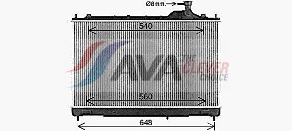 Radiateur moteur AVA Deutschland GmbH MT2293 au meilleur prix - Oscaro