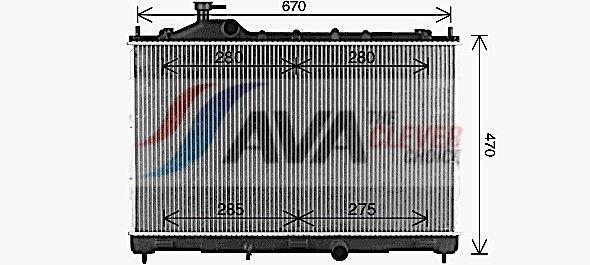 Radiateur moteur AVA Deutschland GmbH MT2293 au meilleur prix - Oscaro