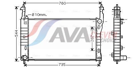 Radiateur moteur AVA Deutschland GmbH OLA2432 au meilleur prix - Oscaro