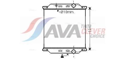 Radiateur moteur AVA Deutschland GmbH RE2073N au meilleur prix - Oscaro