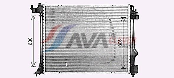 Radiateur moteur AVA Deutschland GmbH RT2647 au meilleur prix - Oscaro