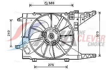 Ventilateur de refroidissement du moteur AVA Deutschland GmbH RT7550 au ...