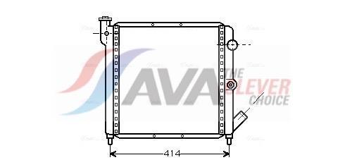 Radiateur moteur AVA Deutschland GmbH RTA2063 au meilleur prix - Oscaro