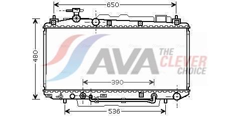 Radiateur moteur AVA Deutschland GmbH TO2300 au meilleur prix - Oscaro