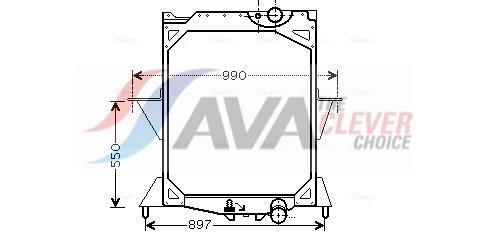 Radiateur moteur AVA Deutschland GmbH VL2042 au meilleur prix - Oscaro
