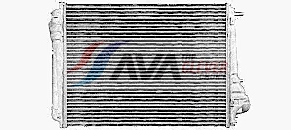 Radiador de admisión, intercooler AVA Deutschland GmbH VL4111 al mejor ...