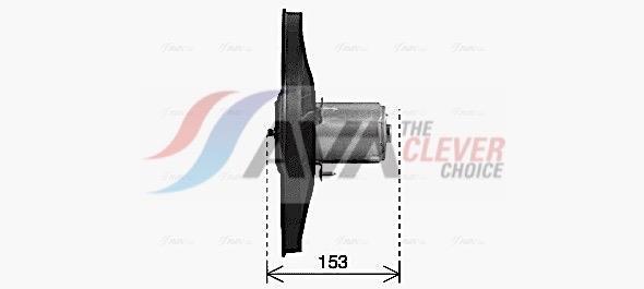 Ventilateur de refroidissement du moteur AVA Deutschland GmbH VN7550 au ...