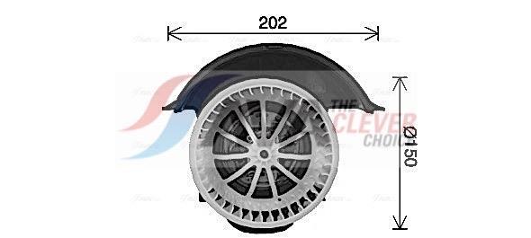 Ventilador habitáculo AVA Deutschland GmbH VN8409 al mejor precio - Oscaro
