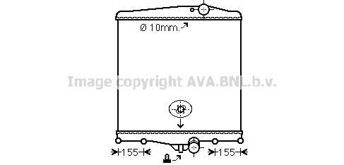 Radiateur moteur AVA Deutschland GmbH VL2016N au meilleur prix - Oscaro