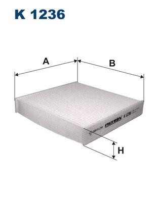 Filtre d'habitacle Filtron ref. K 1236 au meilleur prix - Oscaro
