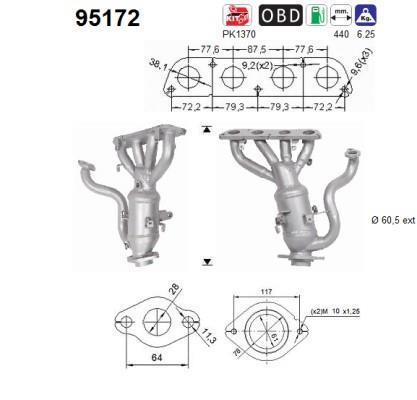 Catalyseur AS 95172 au meilleur prix - Oscaro