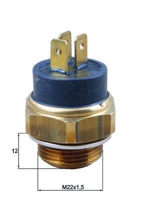 Interrupteur de température, ventilateur de radiateur MAHLE Aftermarket ...