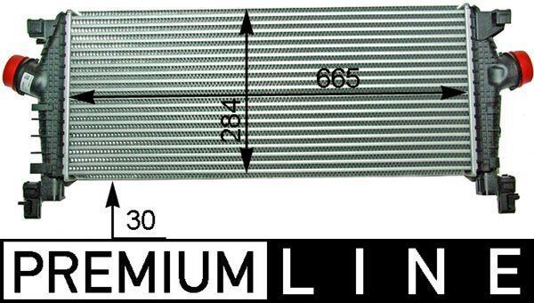 Intercooler, échangeur MAHLE Aftermarket CI 465 000P au meilleur prix ...