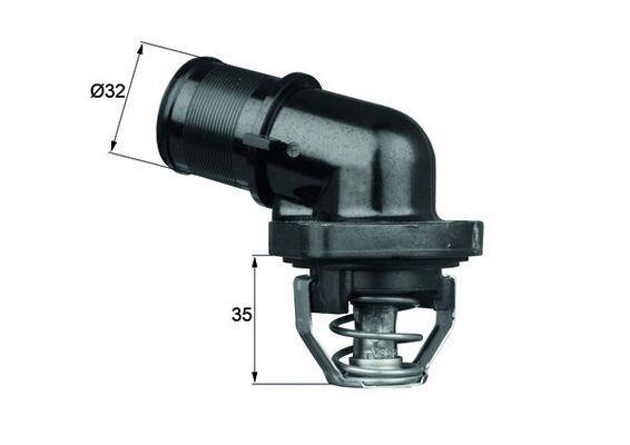 Thermostat d'eau MAHLE Aftermarket TI 181 89 au meilleur prix - Oscaro