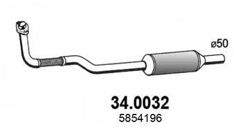Catalyseur ASSO MARMITTE srl 34.0032 au meilleur prix - Oscaro