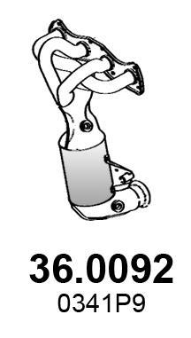 Catalyseur ASSO MARMITTE srl 36.0092 au meilleur prix - Oscaro