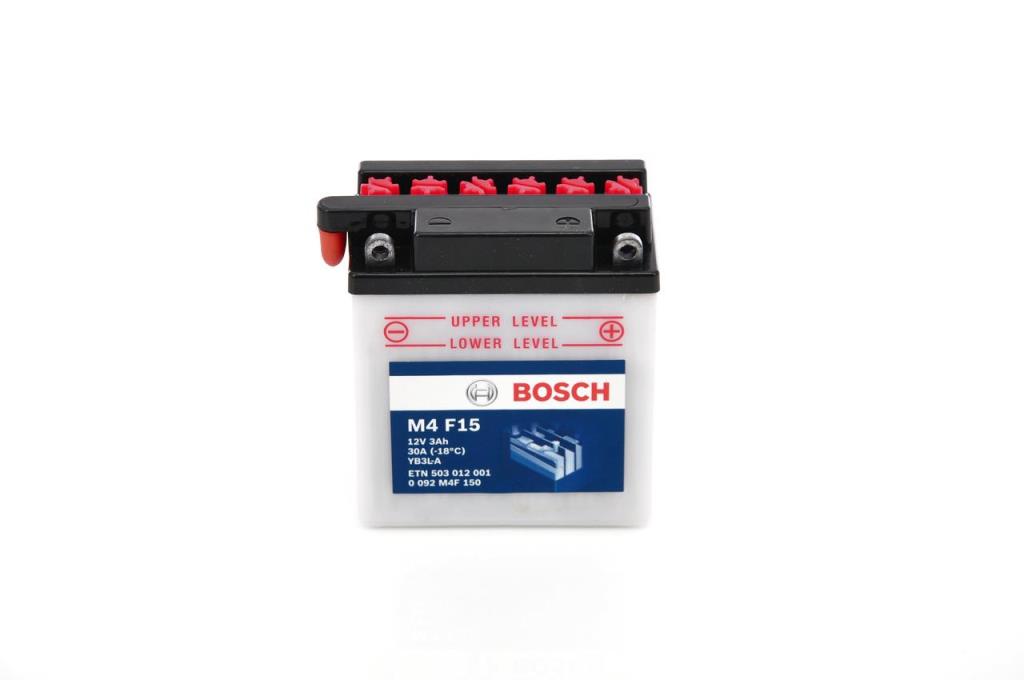 Batterie (de voiture) BOSCH 3 Ah - M4 F15 - ref. 0 092 M4F 150 au ...