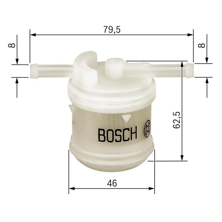 Filtre à carburant BOSCH 0 986 450 117 au meilleur prix - Oscaro