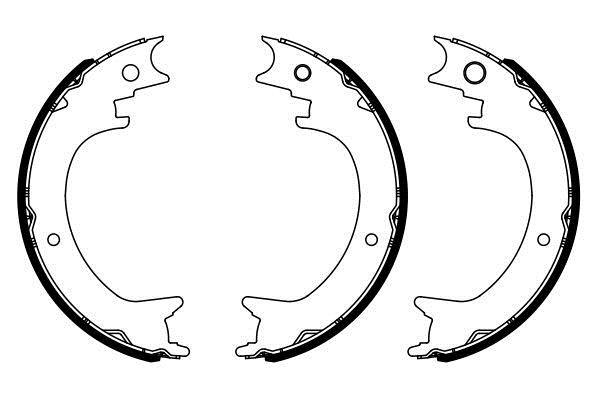 Jeu de mâchoires de frein à main BOSCH 0 986 487 945 au meilleur prix ...