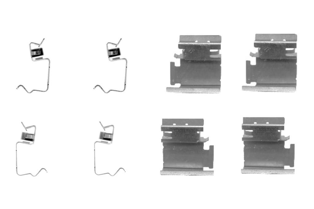 Kit d'accessoires pour plaquette de frein à disque BOSCH 1 987 474 311 ...