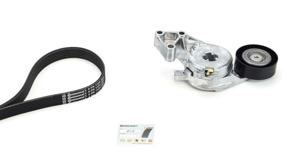 Kit de correias trapezoidais estriadas CONTITECH 6PK1120K3 ao melhor ...