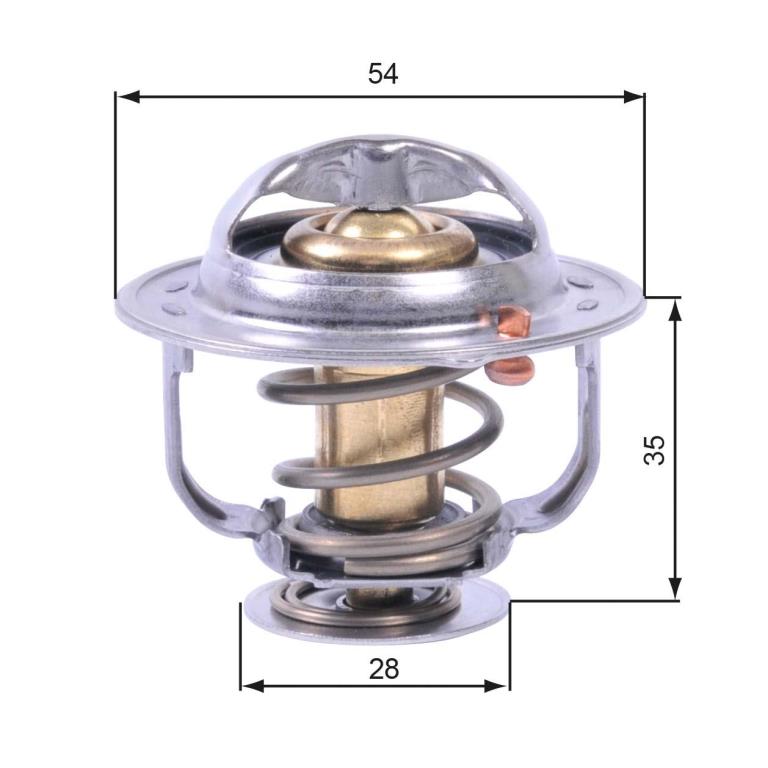 Thermostat d'eau GATES TH43880G1 au meilleur prix - Oscaro