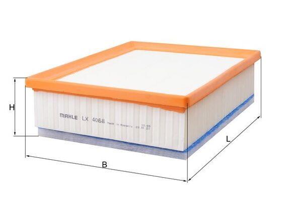 Filtro de aire (de coche) KNECHT FILTER LX 4068 al mejor precio - Oscaro