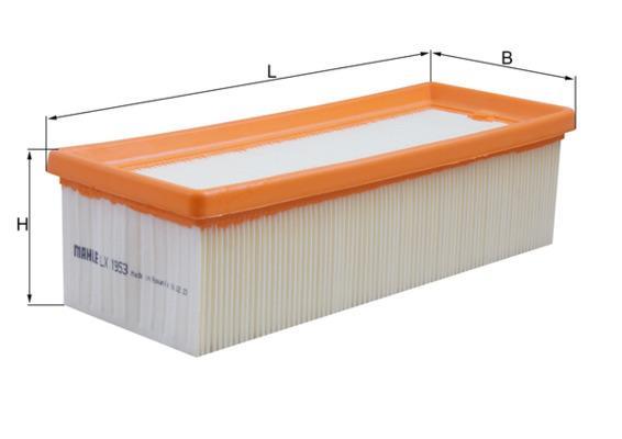 Filtre à air KNECHT FILTER LX 1953 au meilleur prix - Oscaro