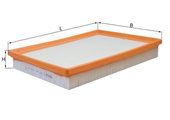 Filtre à air KNECHT FILTER LX 999 au meilleur prix - Oscaro