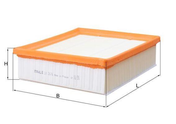 Filtre à air KNECHT FILTER LX 2676 au meilleur prix - Oscaro