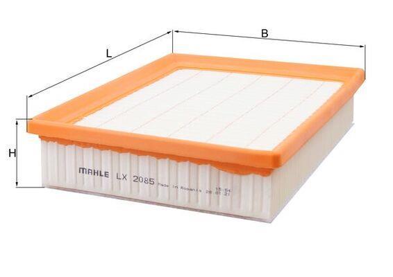 Filtre à air KNECHT FILTER LX 2085 au meilleur prix - Oscaro