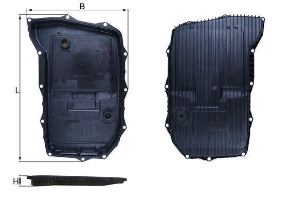 Filtre hydraulique, boîte automatique KNECHT FILTER HX 255 au meilleur ...