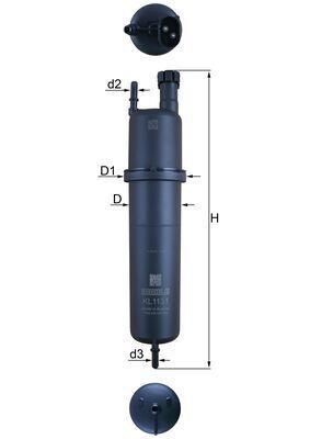 Filtre à carburant KNECHT FILTER KL 1131 au meilleur prix - Oscaro