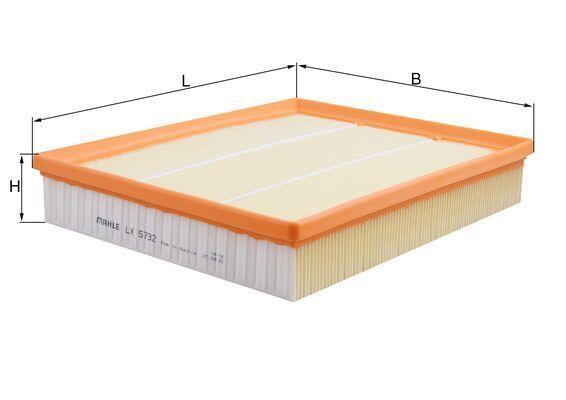 Filtre à air KNECHT FILTER LX 5732 au meilleur prix - Oscaro