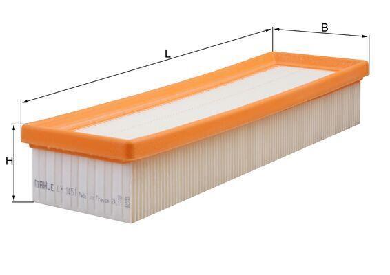 Filtre à air KNECHT FILTER LX 1451 au meilleur prix - Oscaro