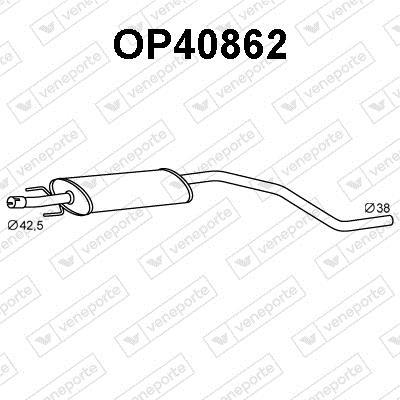 Silencieux avant VENEPORTE S.A. OP40862 au meilleur prix - Oscaro
