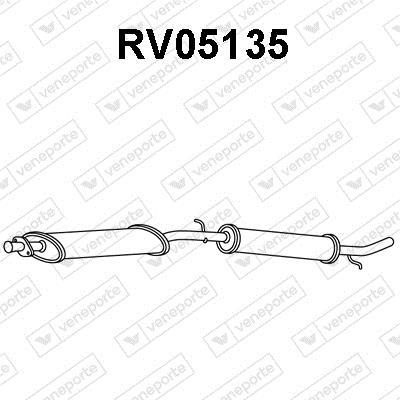 Silencieux arrière VENEPORTE S.A. RV05135 au meilleur prix - Oscaro