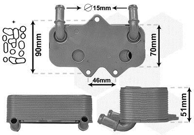 Radiateur d'huile moteur VAN WEZEL 17013702 au meilleur prix - Oscaro