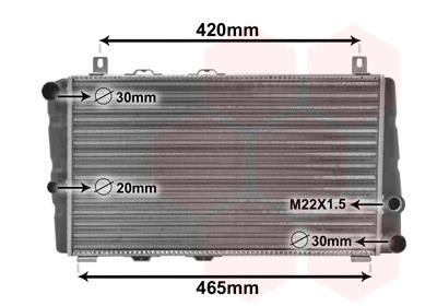 Radiateur moteur VAN WEZEL 76002002 au meilleur prix - Oscaro