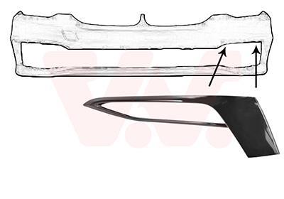 Baguette et bande protectrice, pare-chocs VAN WEZEL 0550583 au meilleur ...