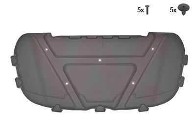 Insonorisation du compartiment moteur VAN WEZEL 0628460 au meilleur ...